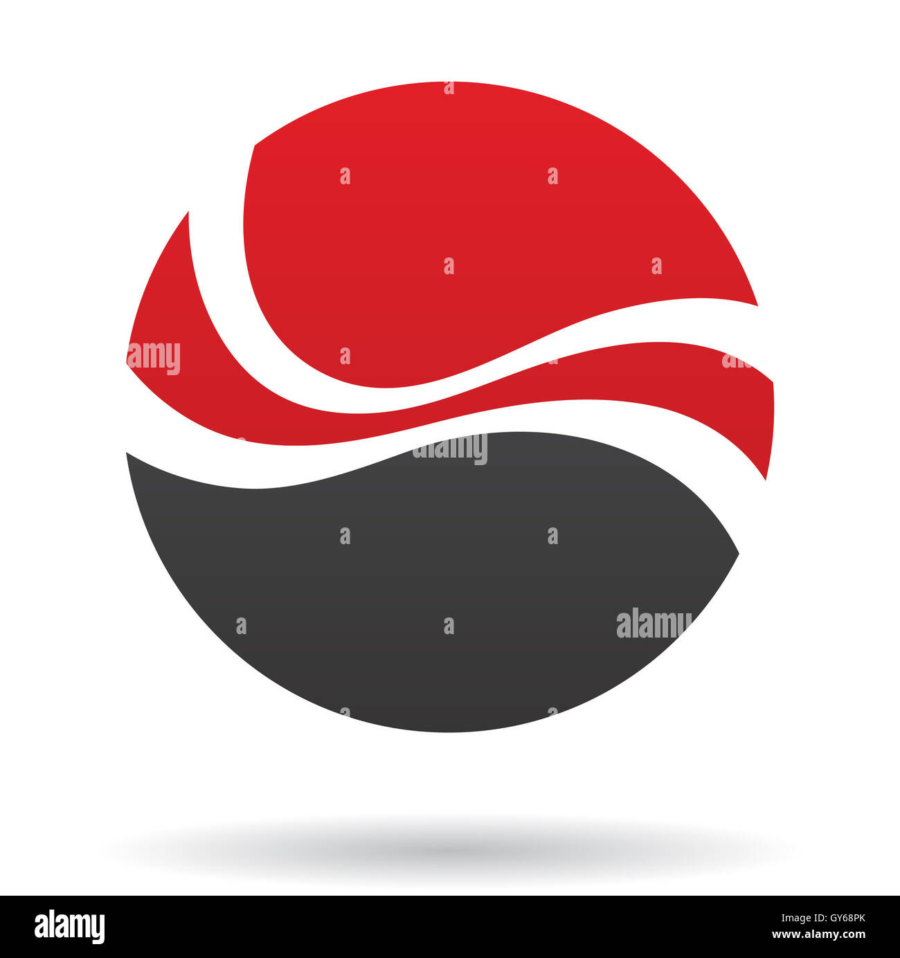 Abstract round logo icon and design element Stock Photo - Alamy