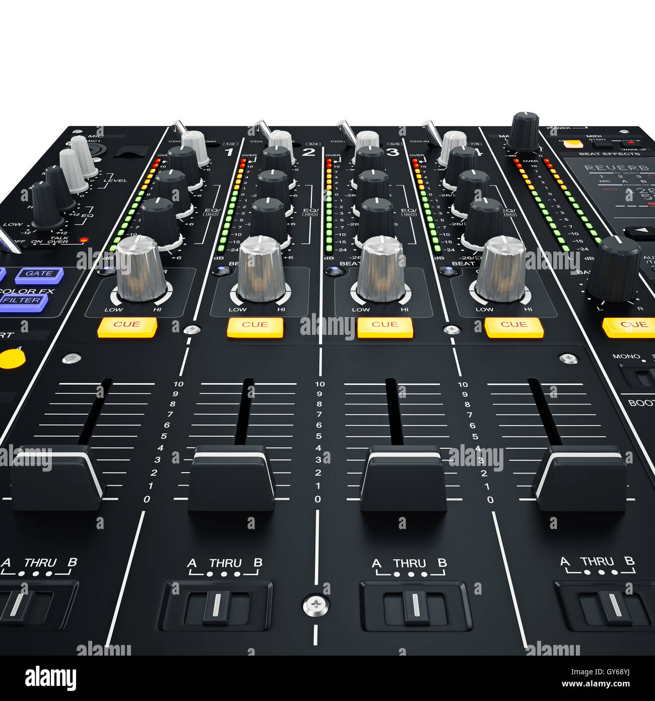 Modern Dj mixer Stock Photo - Alamy