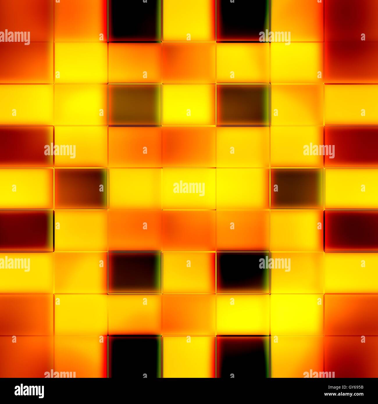 Seamless texture of abstract bright shiny orange 3D illustration Stock ...