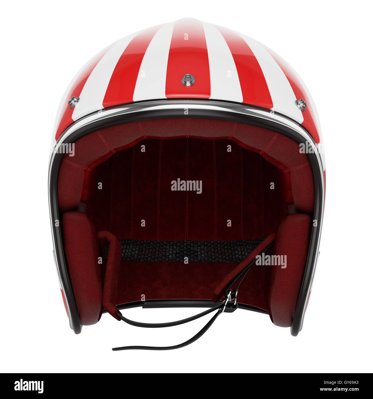Shiny red helmet Cut Out Stock Images & Pictures - Alamy