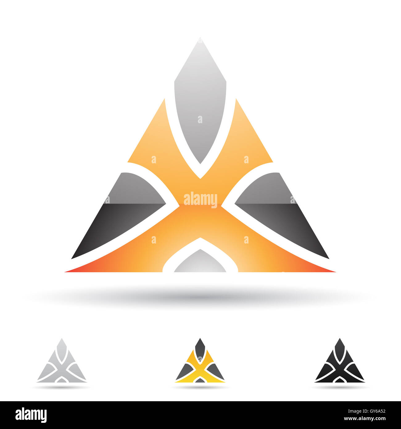 Vector illustration of abstract icons based on the letter X Stock Photo ...