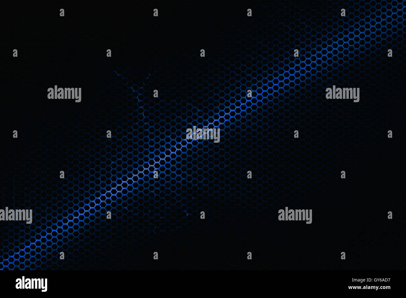 blue metallic mesh and light energy digital background texture Stock ...