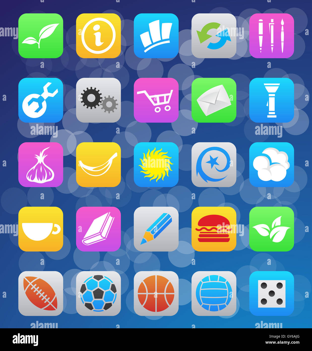 Ios 7 Icons Vector