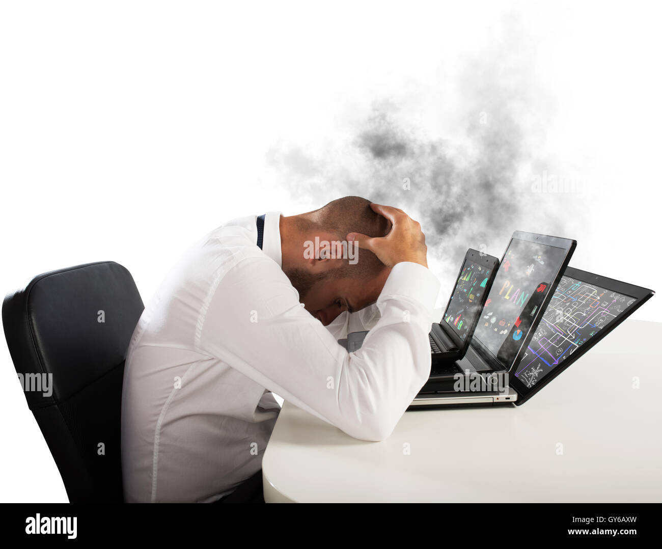 Operating computers hi-res stock photography and images - Alamy