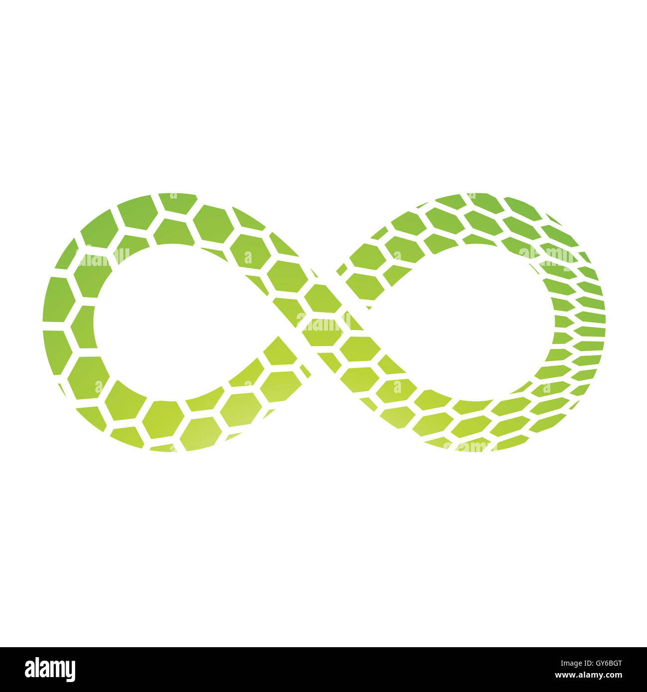 Illustration of Infinity Symbol Design isolated on a white background ...