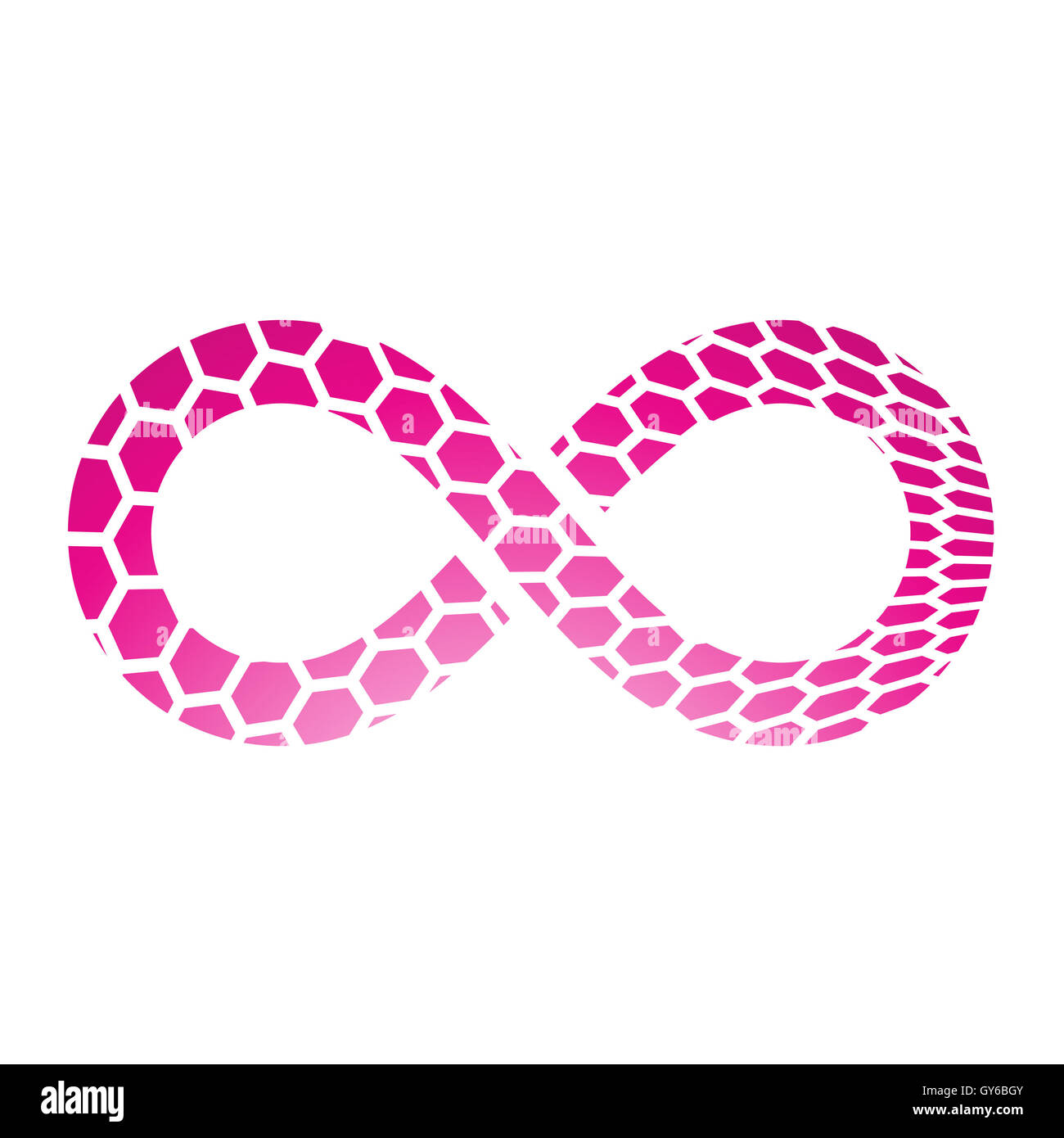 Illustration of Infinity Symbol Design isolated on a white background ...