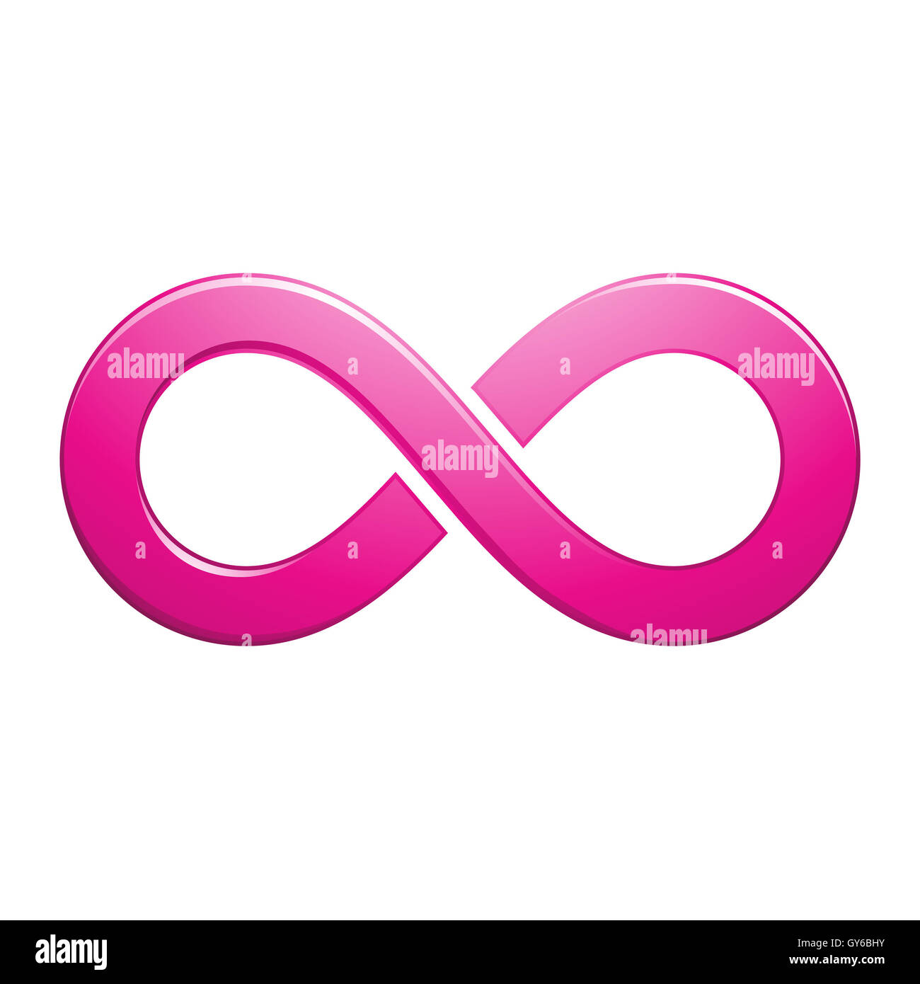 Illustration of Infinity Symbol Design isolated on a white background ...