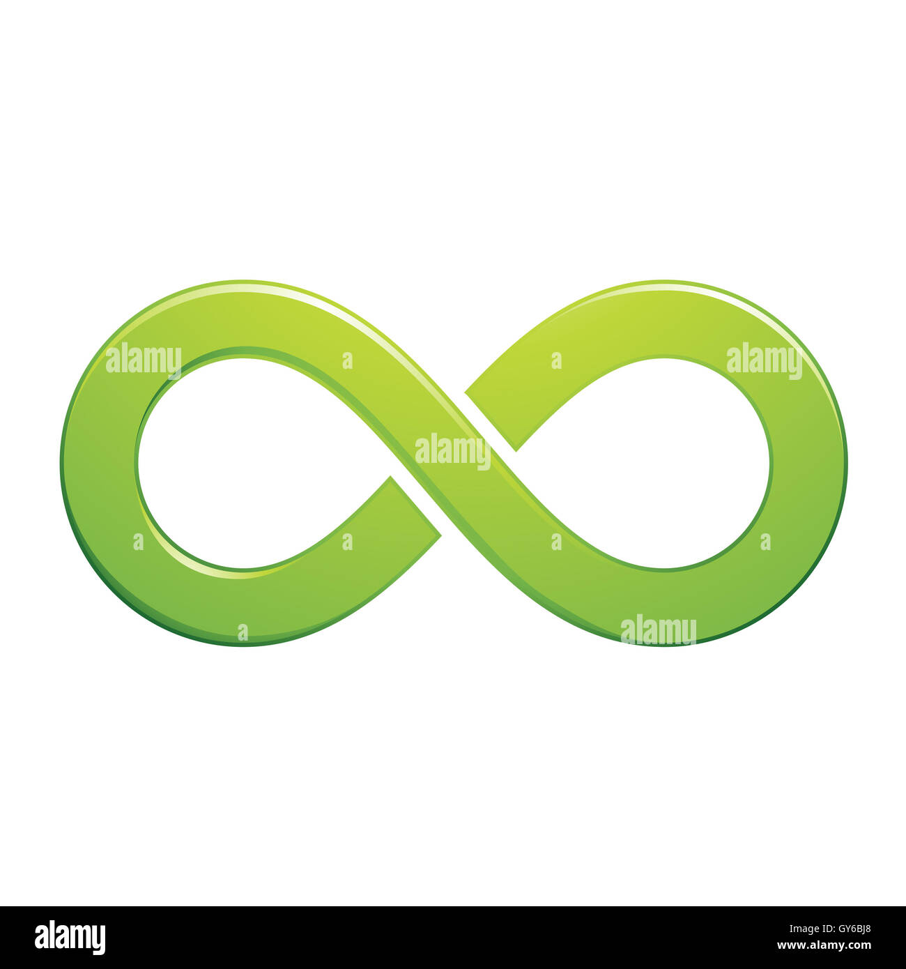 Illustration of Infinity Symbol Design isolated on a white background ...