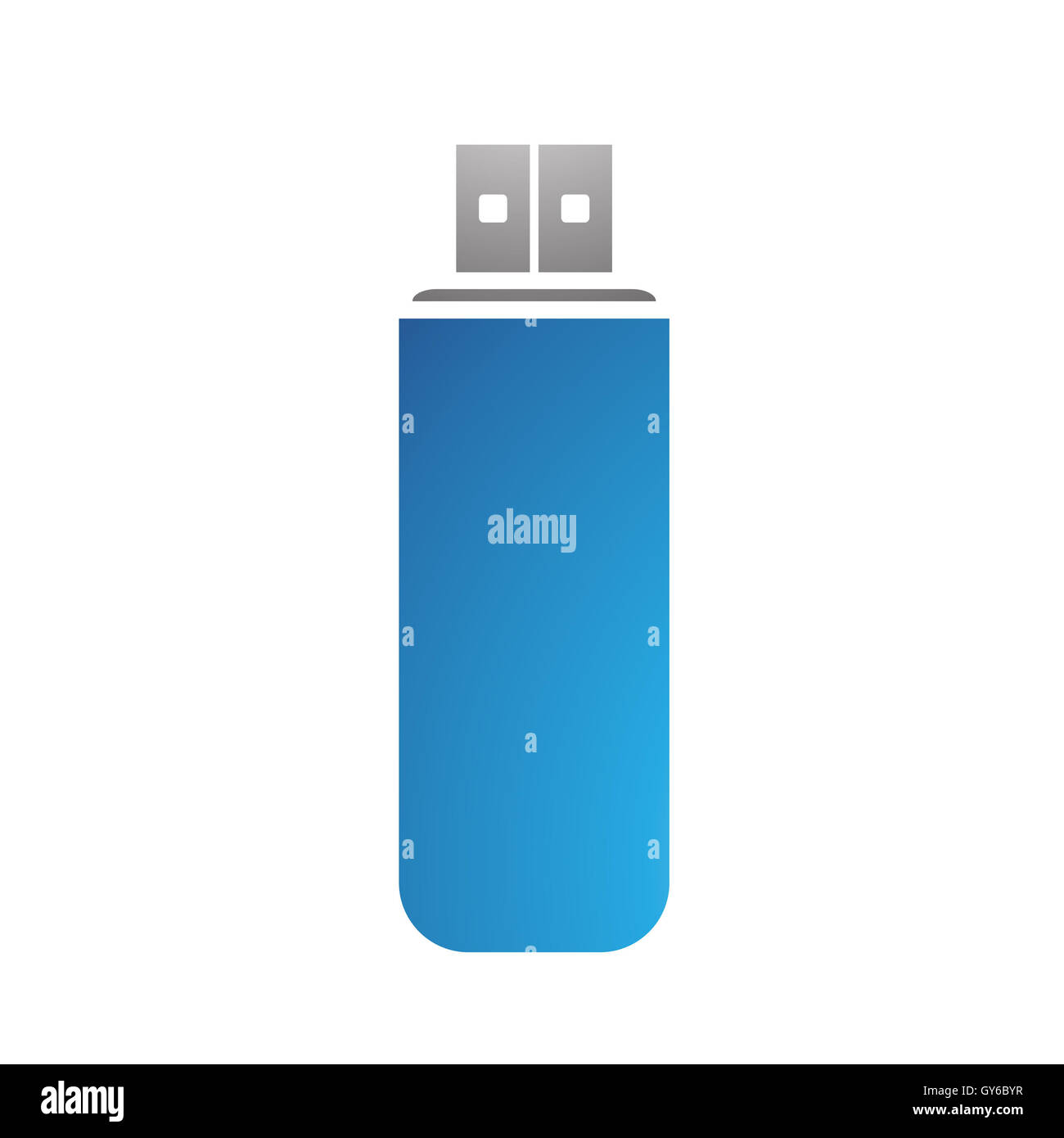 Illustration of PC Accessories Usb Stick isolated on a white background ...