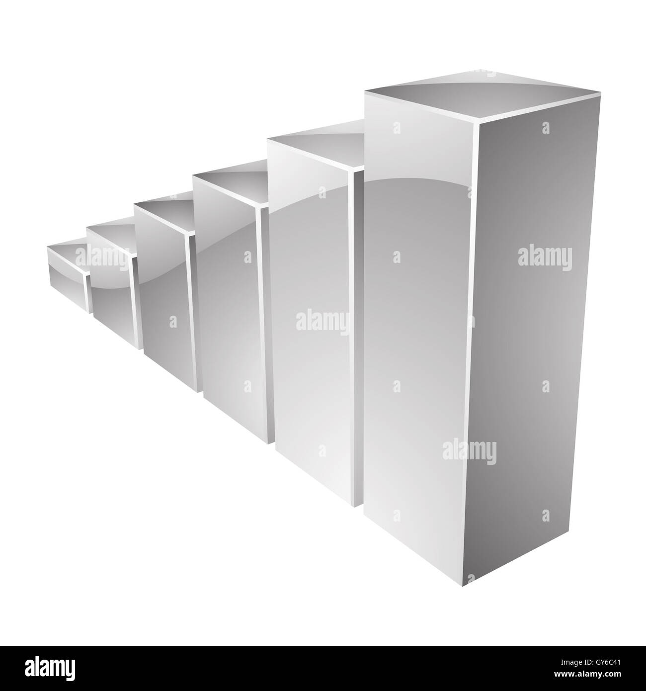Illustration of Grey Glossy Stat Bars isolated on a white background ...