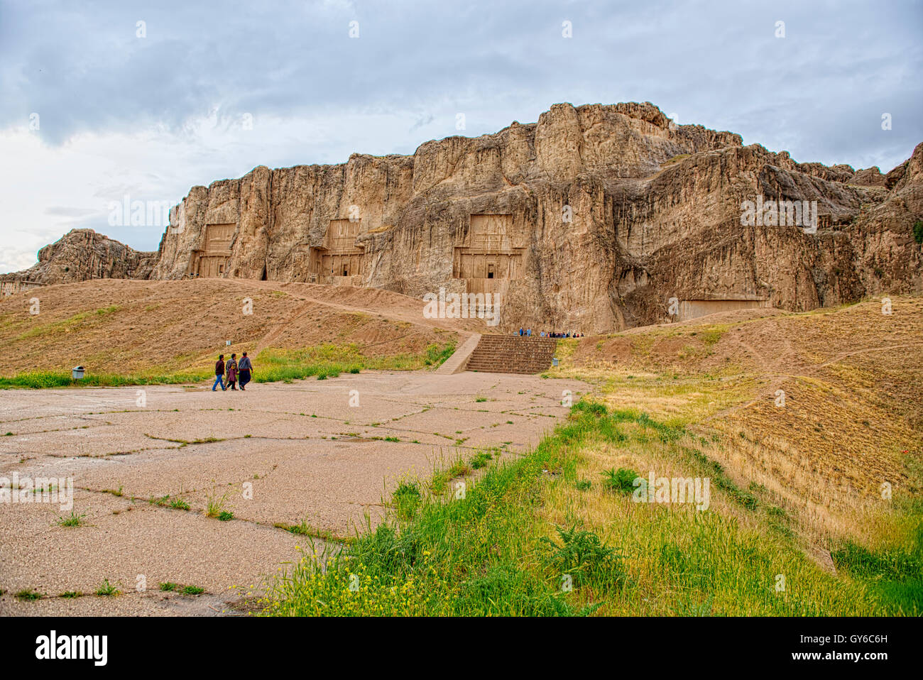 Naqsh-e Rustam view from front gate Stock Photo - Alamy