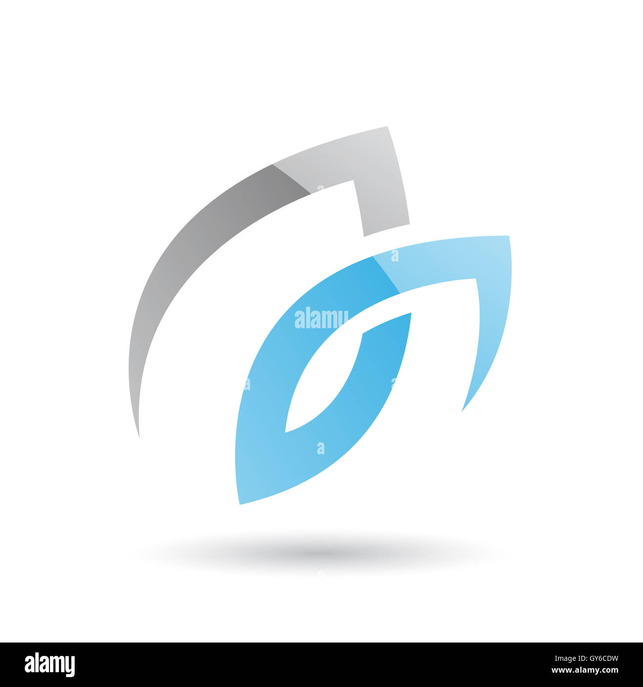 Abstract Icon Illustration isolated on a white background Stock Photo ...