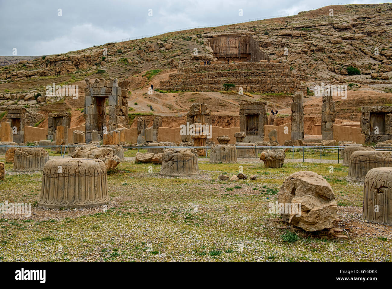 The tomb view from Throne hall Stock Photo - Alamy