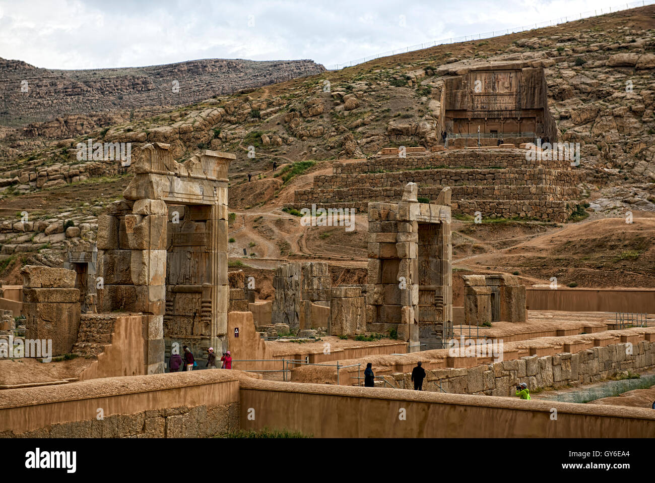 The ruins of Throne Hall and the thomb Stock Photo - Alamy