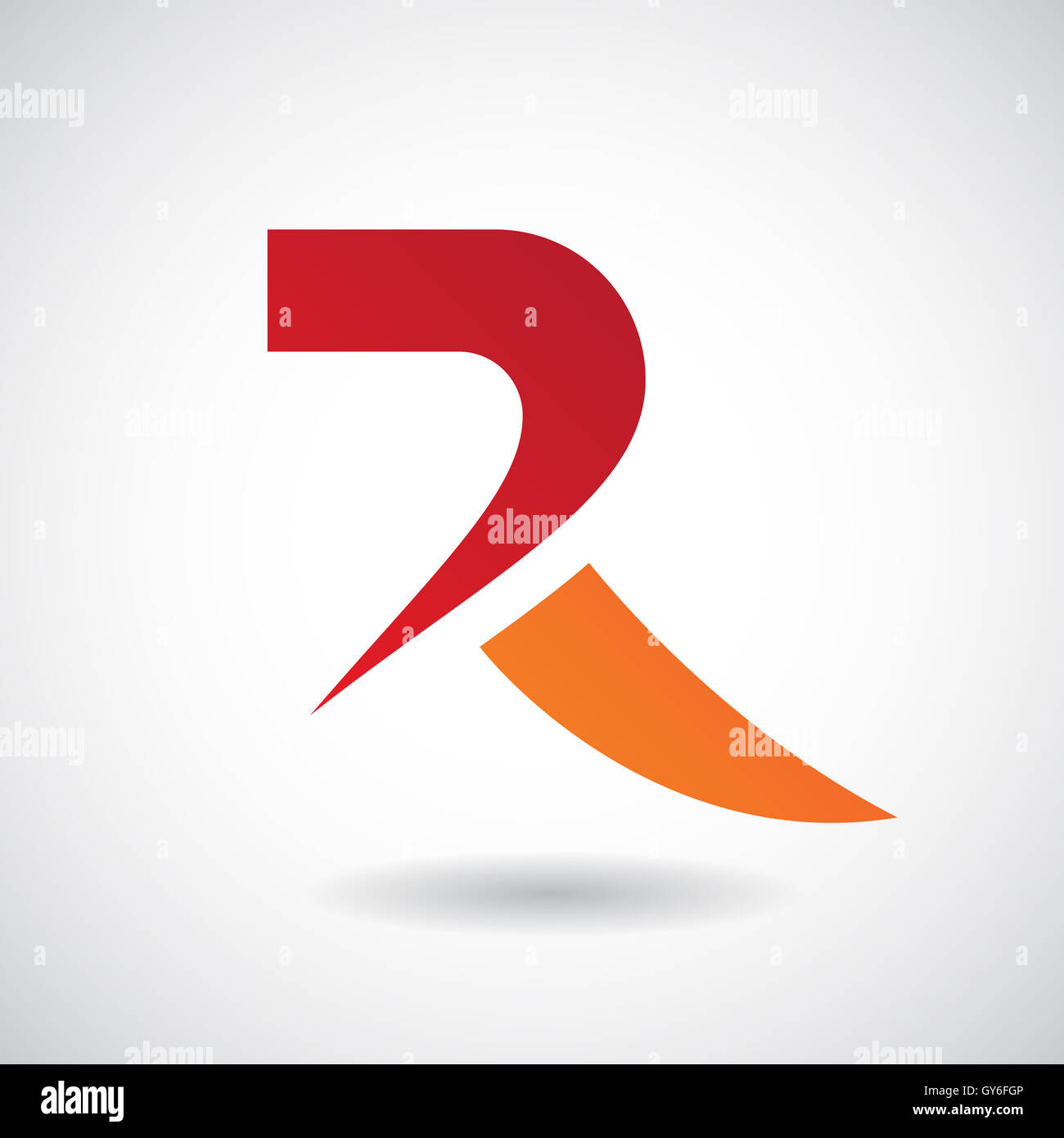Design Concept of a Colorful Stock Logo Icon of Letter R, Vector ...