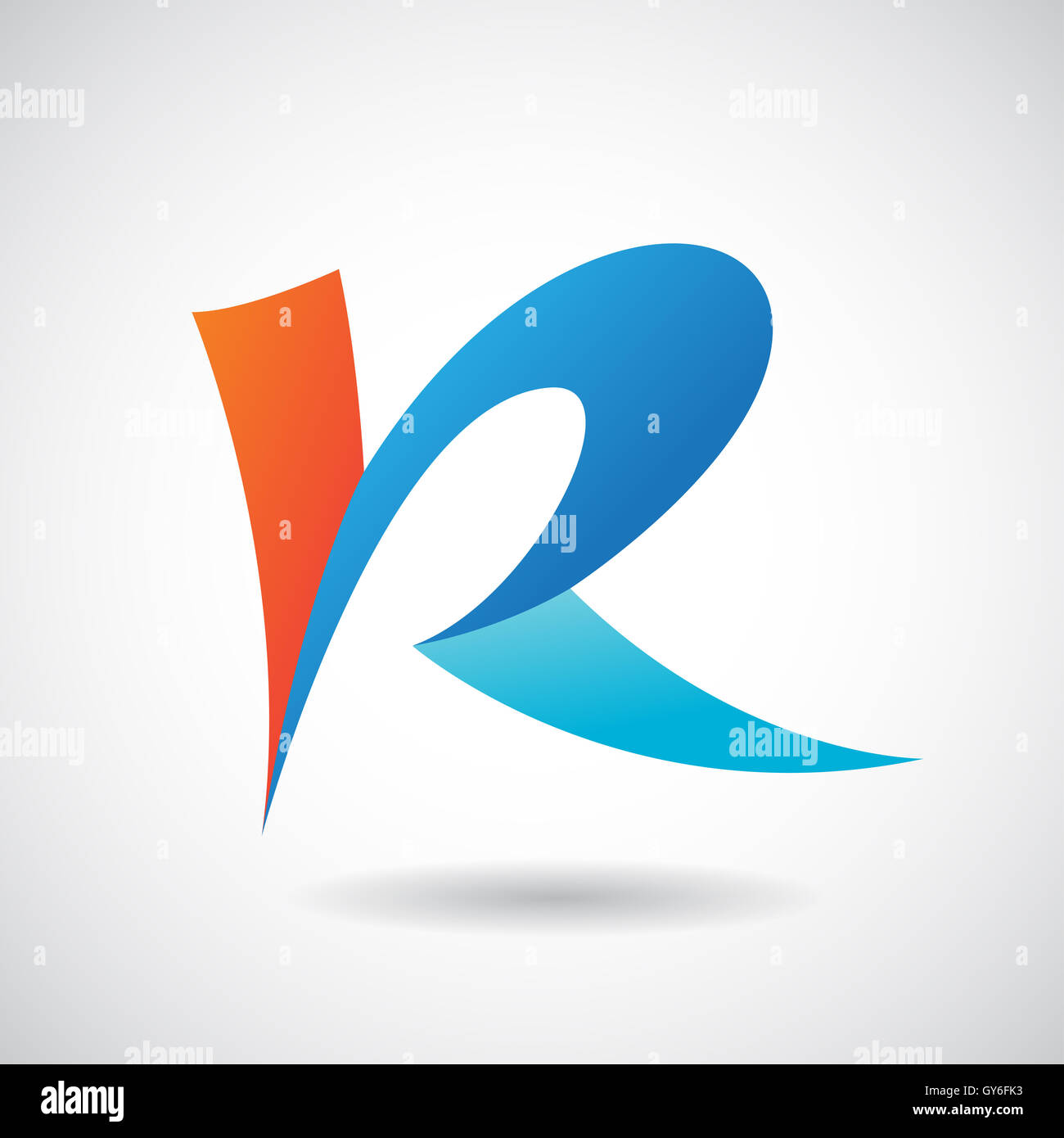 Design Concept of a Colorful Stock Logo Icon of Letter R, Vector ...