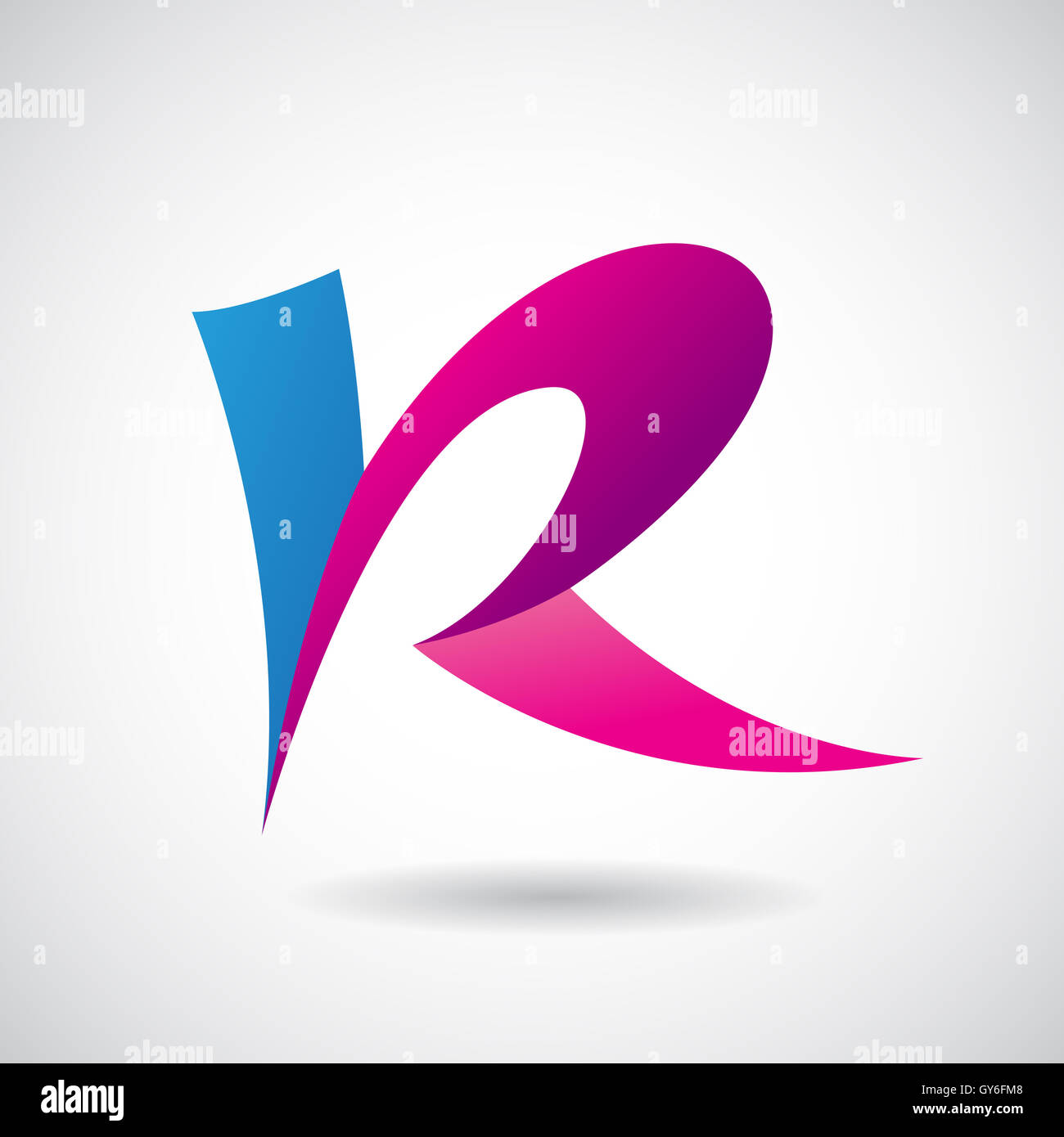 Design Concept of a Colorful Stock Logo Icon of Letter R, Vector ...