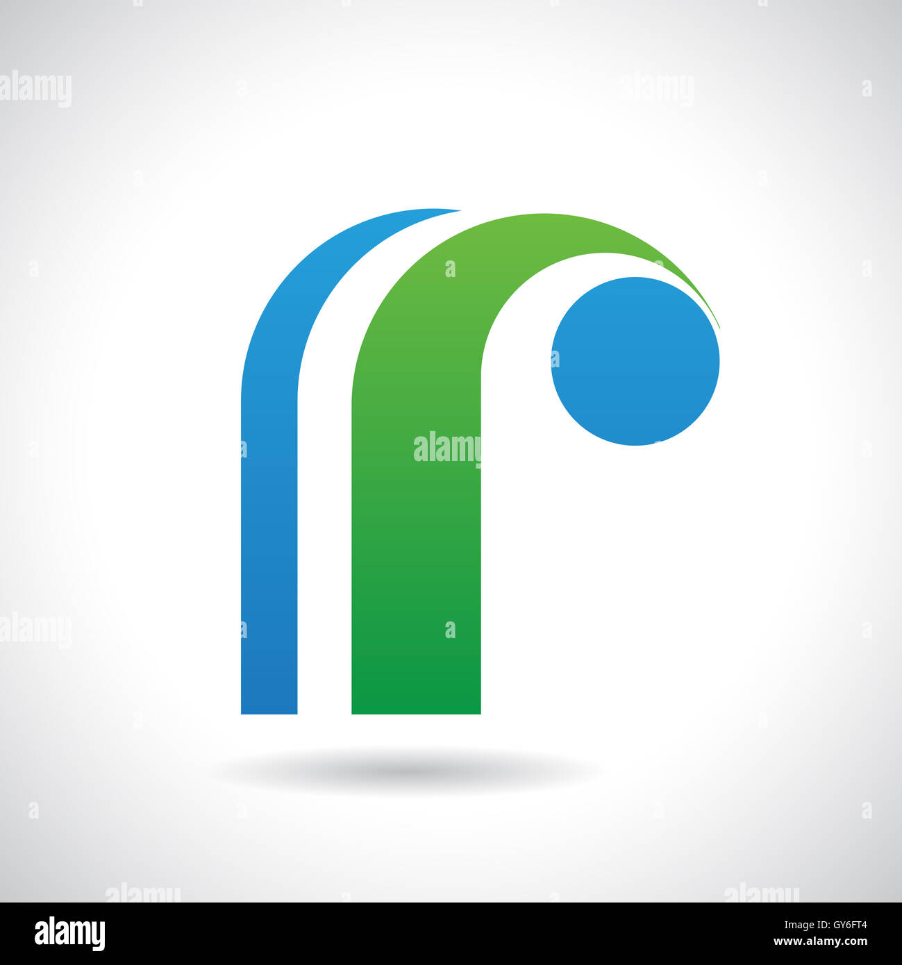 Design Concept of a Colorful Stock Logo Icon of Letter R, Vector ...