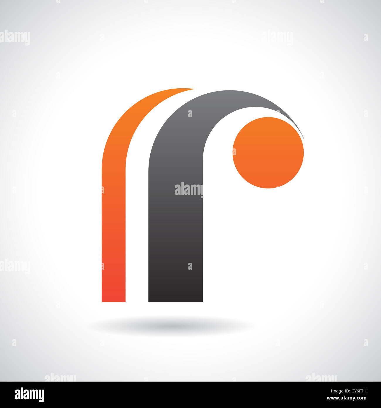 Design Concept of a Colorful Stock Logo Icon of Letter R, Vector ...