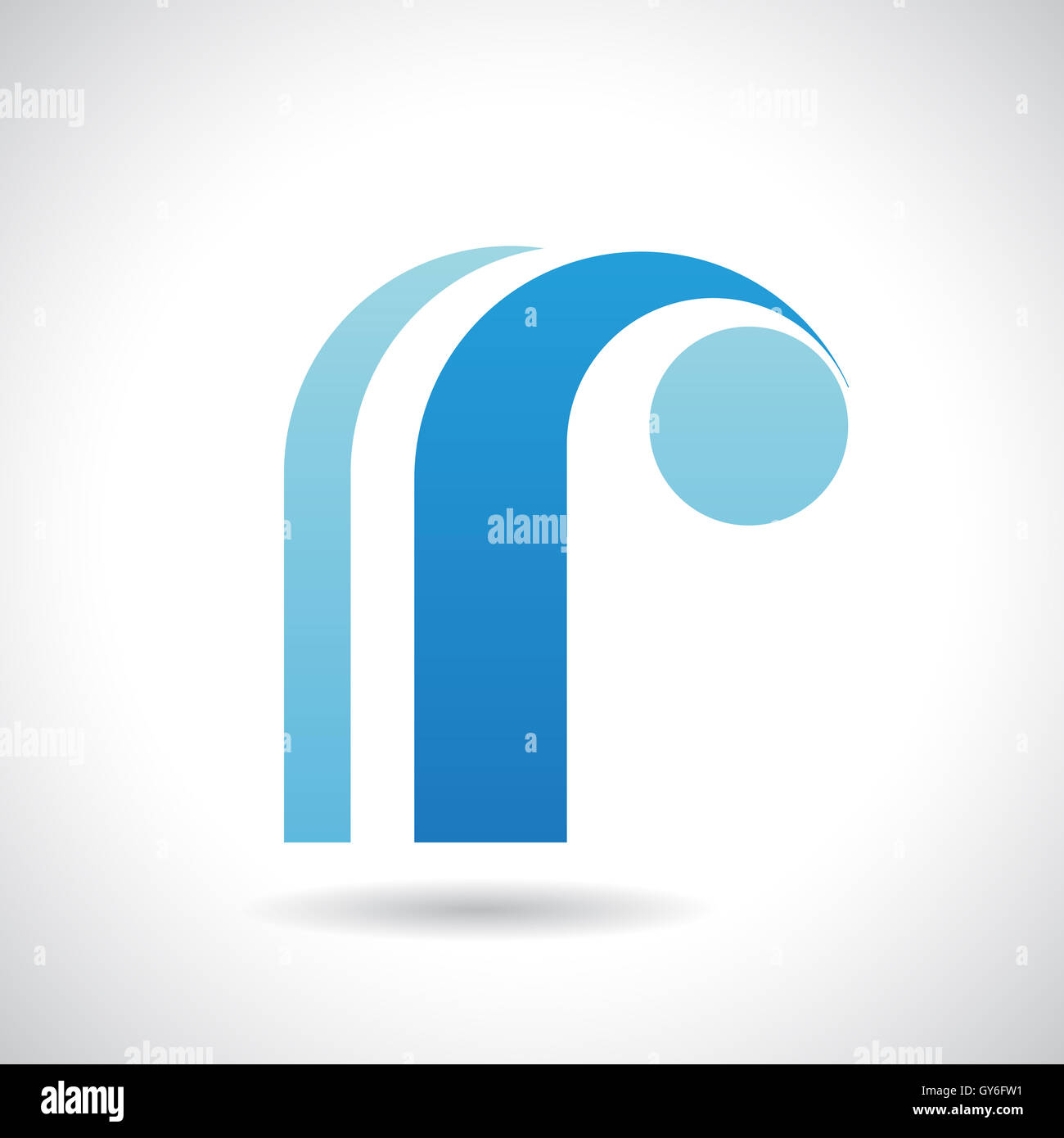 Design Concept of a Colorful Stock Logo Icon of Letter R, Vector ...