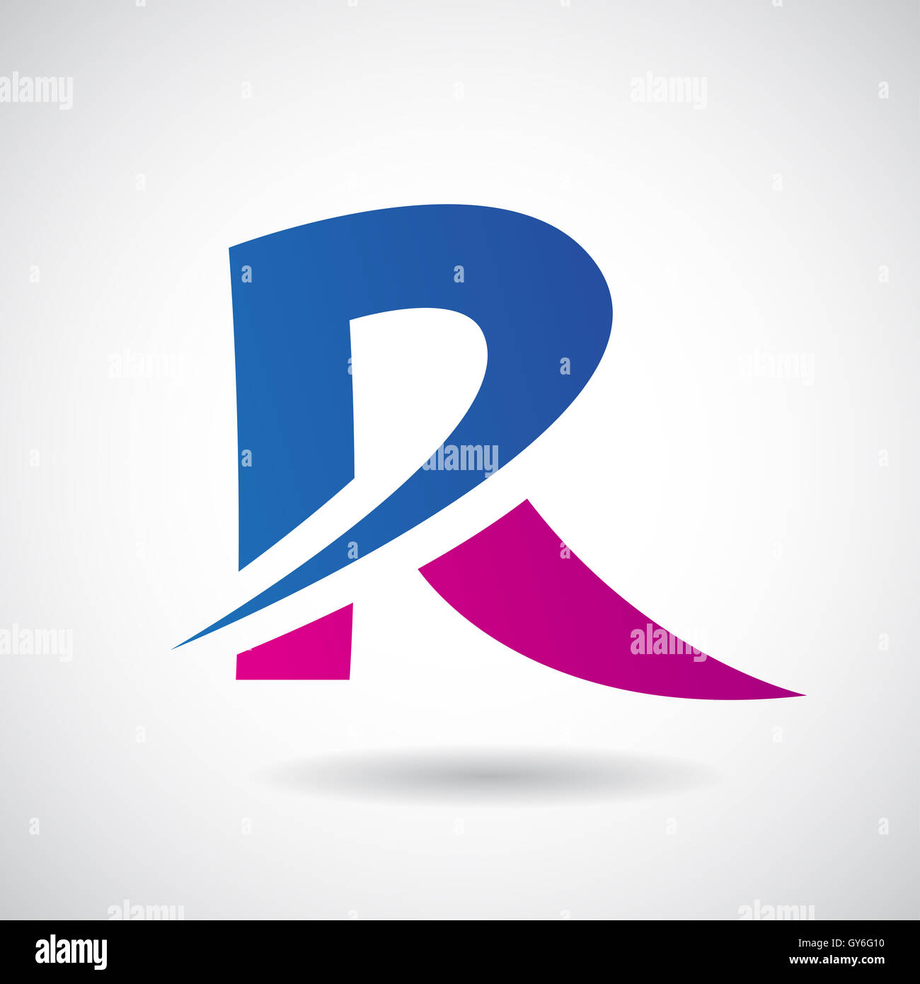 Design Concept of a Colorful Stock Logo Icon of Letter R, Vector ...