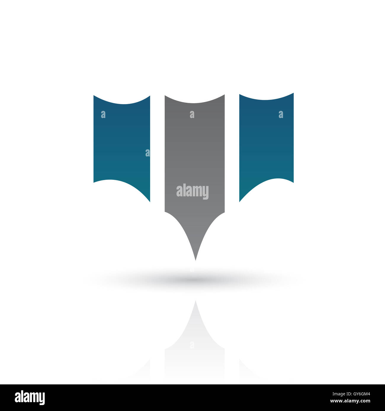 Abstract Icon Illustration isolated on a white background Stock Photo ...