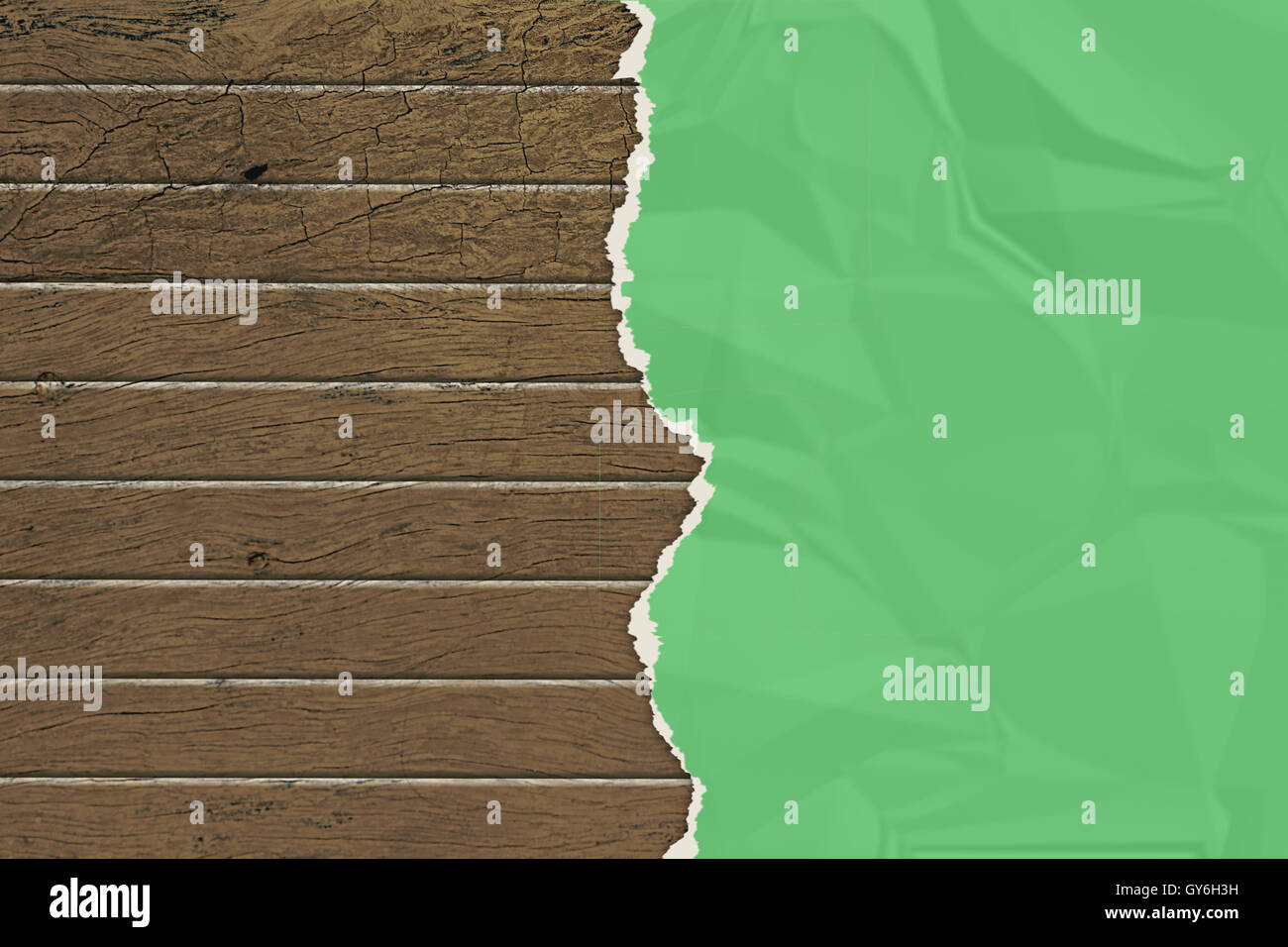 Abstract green paper tear rip hi-res stock photography and images - Alamy