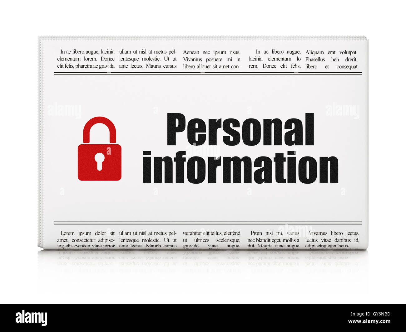 Digital padlock personal information Cut Out Stock Images & Pictures ...