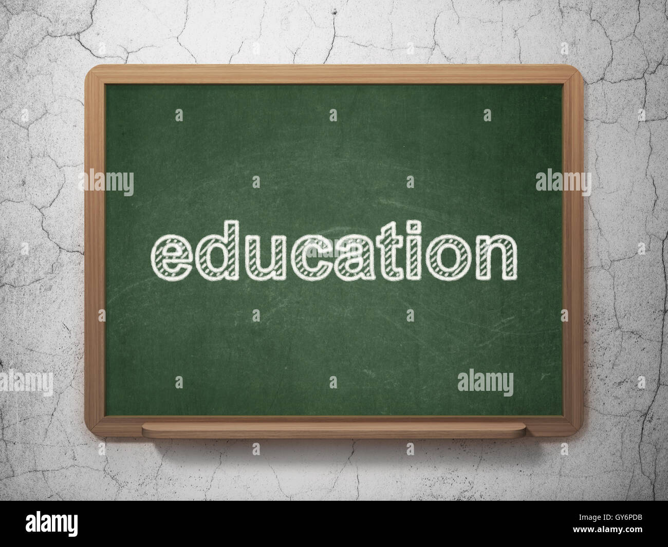 Education concept: Education on chalkboard background Stock Photo - Alamy