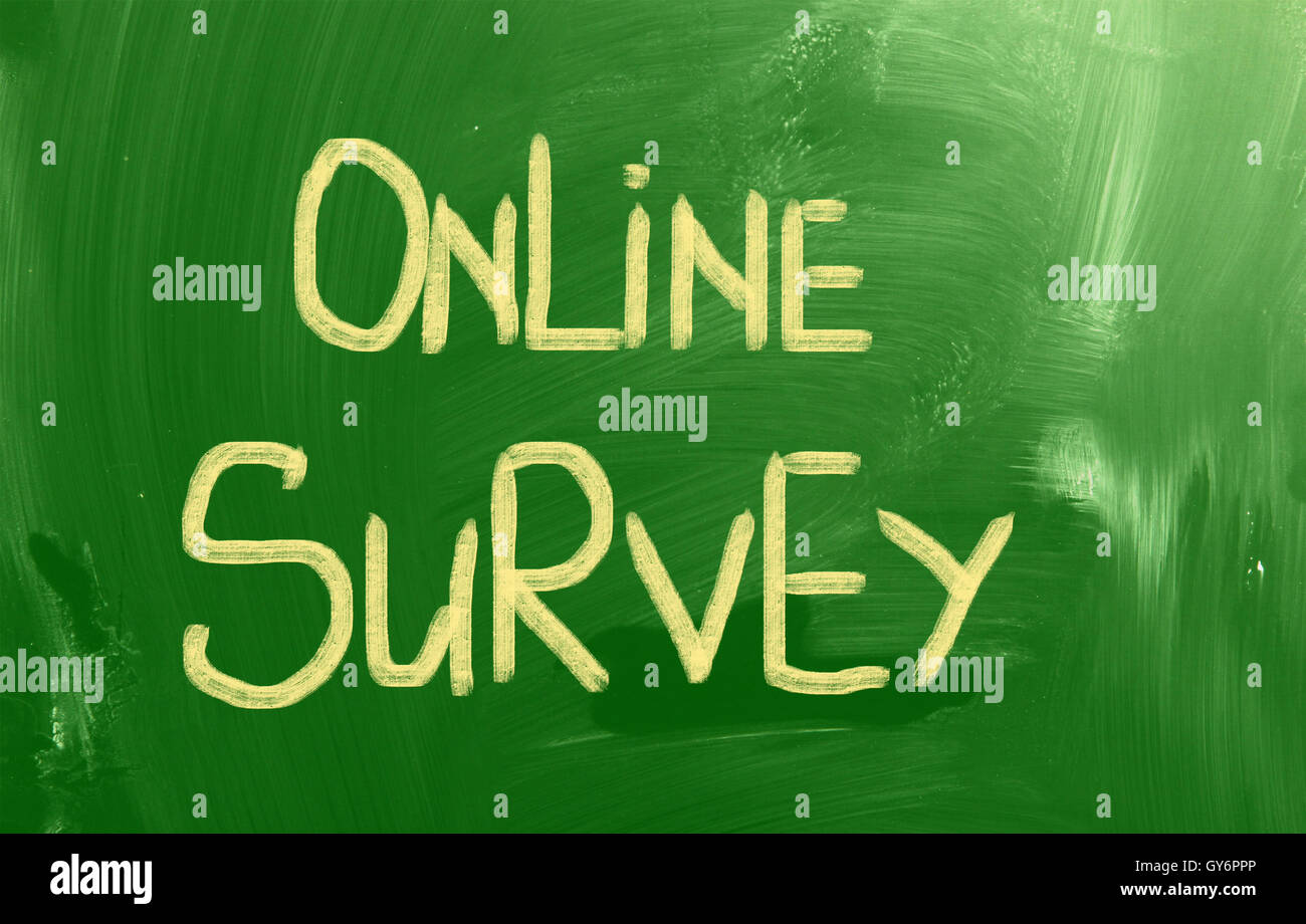 Online Survey Concept Stock Photo - Alamy