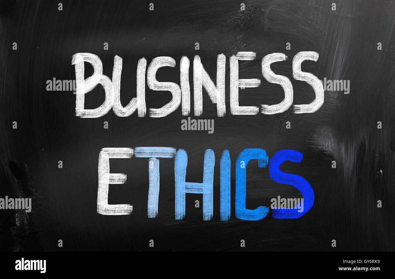 Business Ethics Concept Stock Photo - Alamy