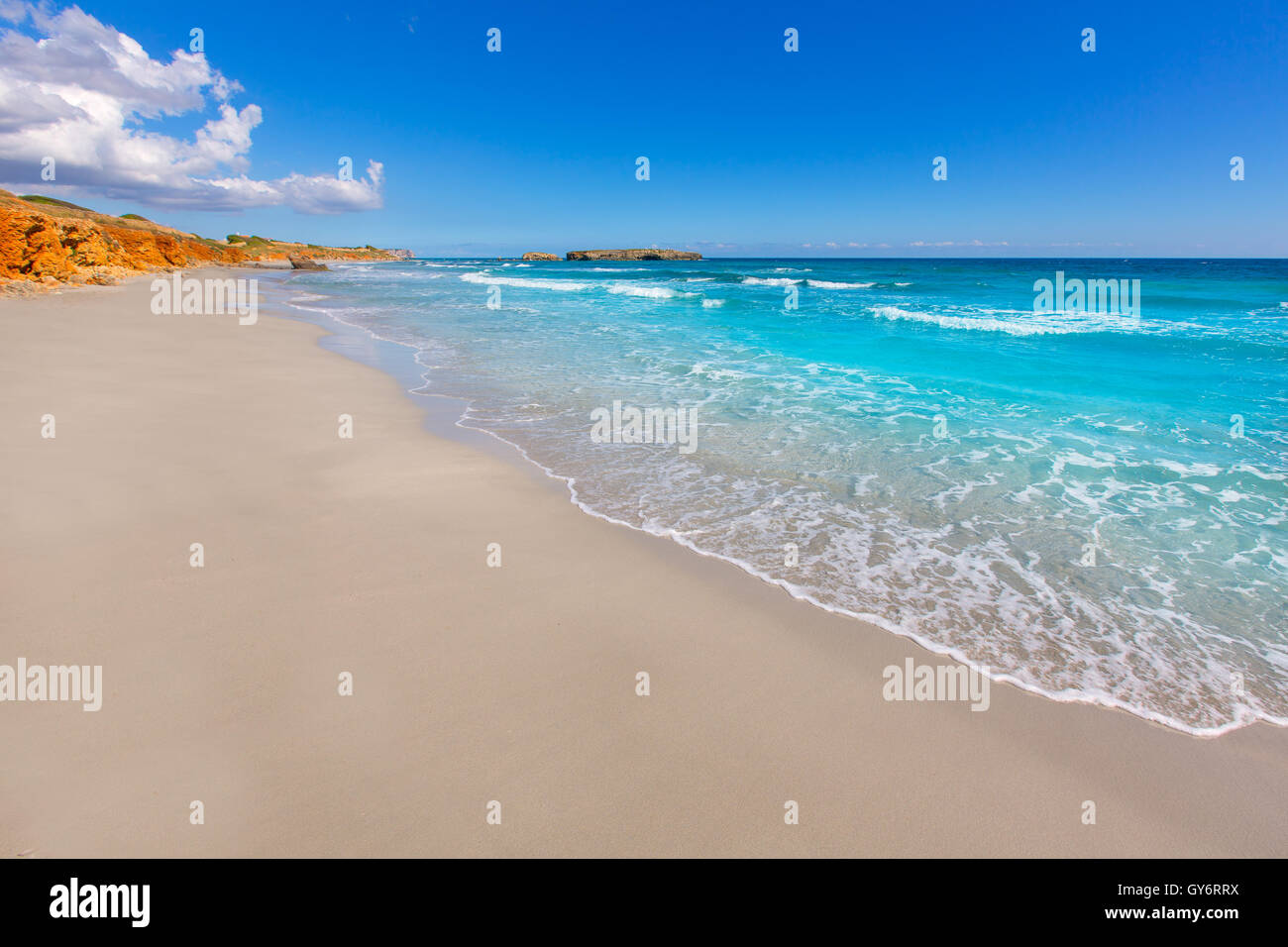 Menorca Platja de Binigaus beach Mediterranean paradise Stock Photo - Alamy