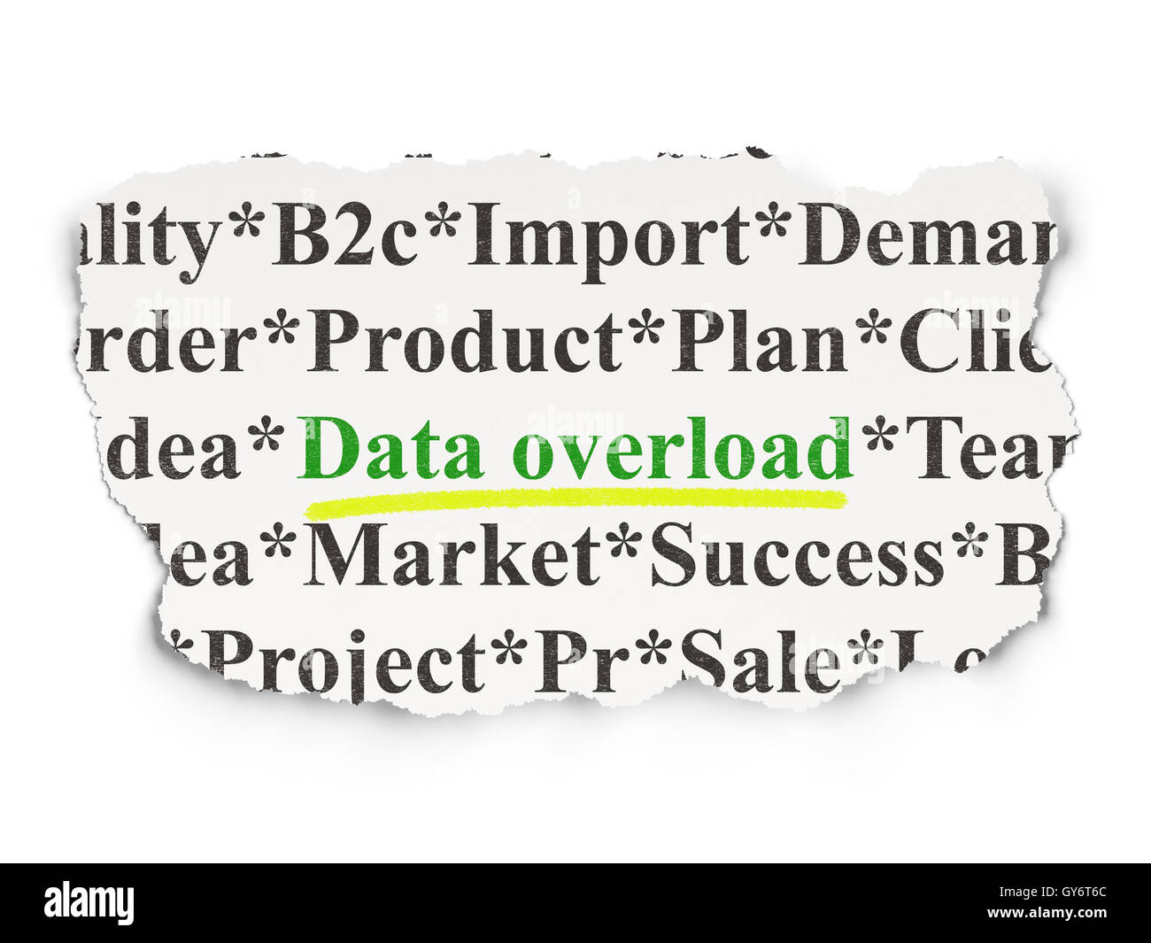 Data concept: Data Overload on Paper background Stock Photo - Alamy