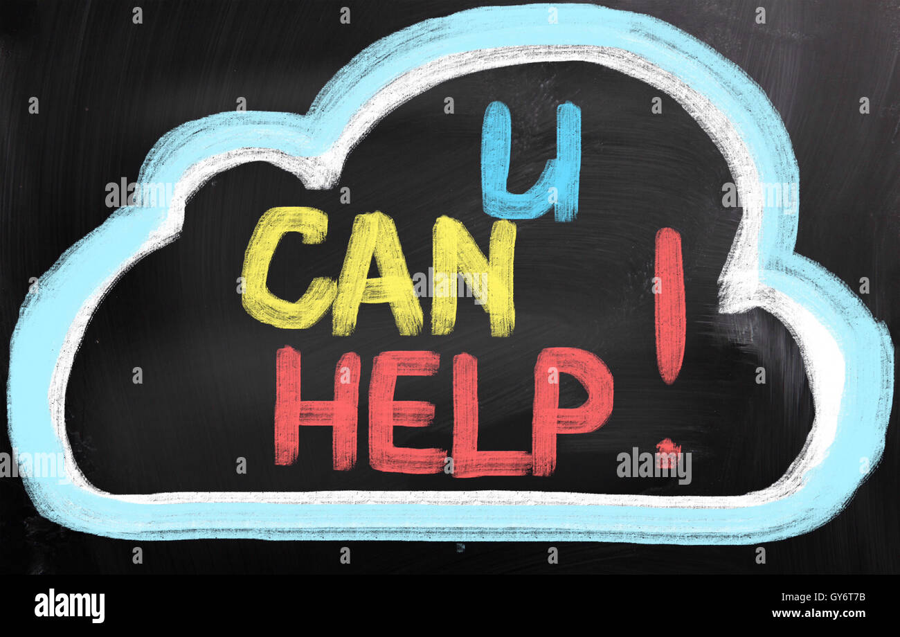 You Can Help Concept Stock Photo - Alamy