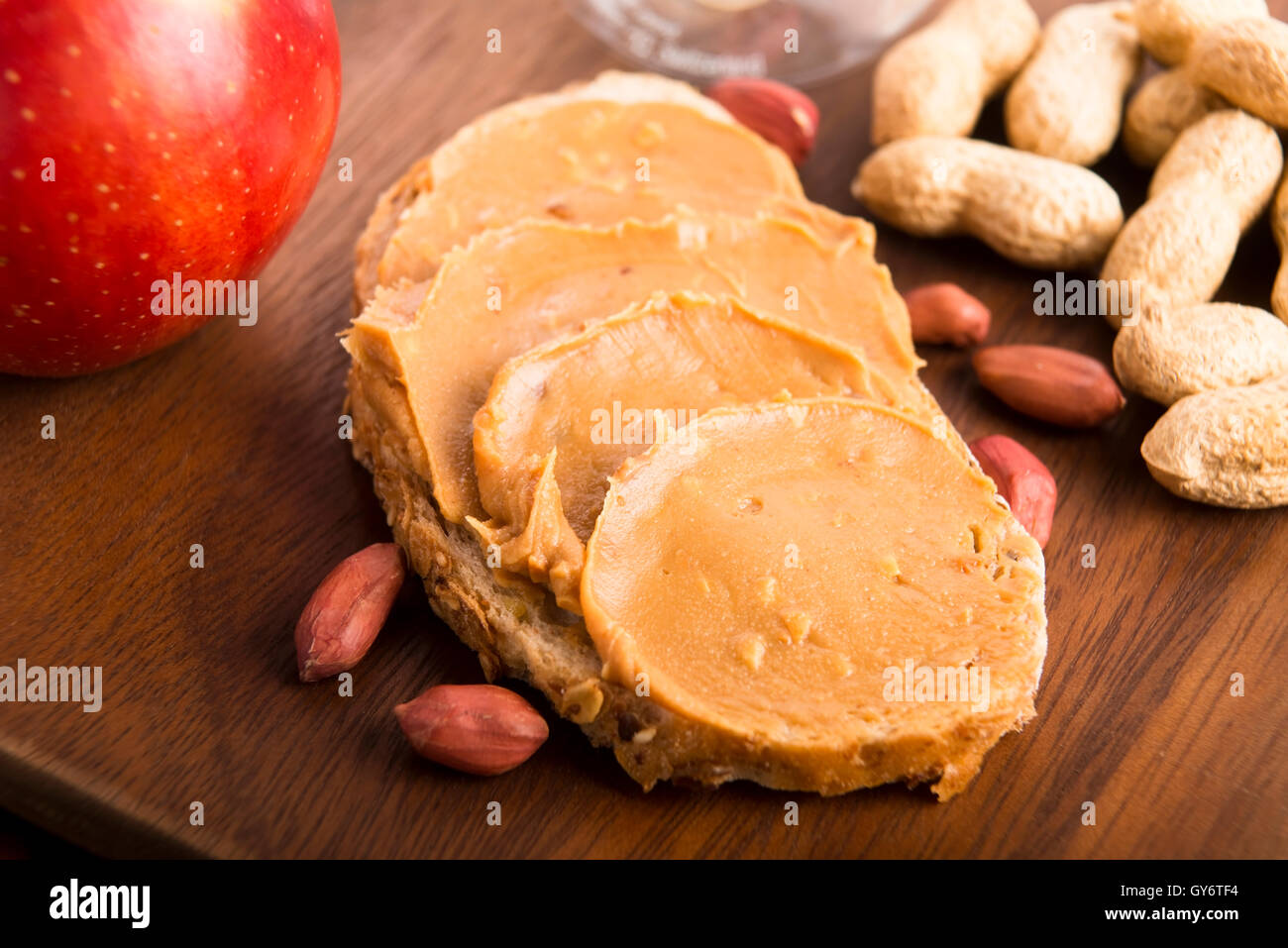 Peanut butter sandwich Stock Photo - Alamy