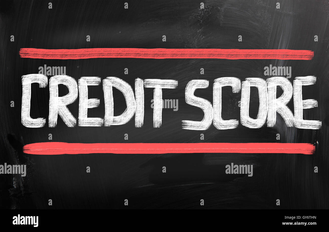 Credit Score Concept Stock Photo - Alamy