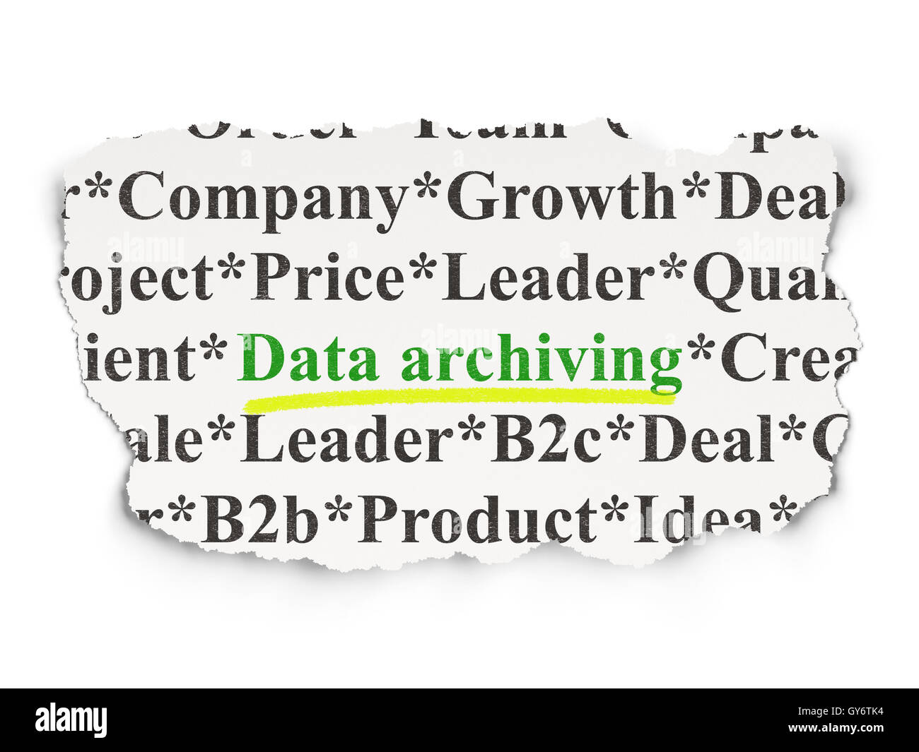 Data concept: Data Archiving on Paper background Stock Photo - Alamy