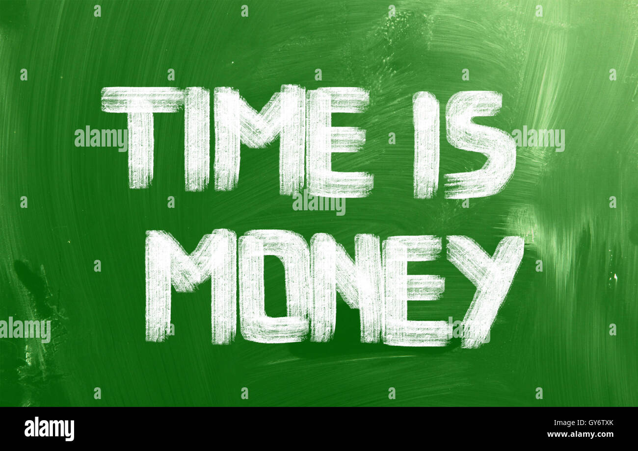Time Is Money Concept Stock Photo - Alamy