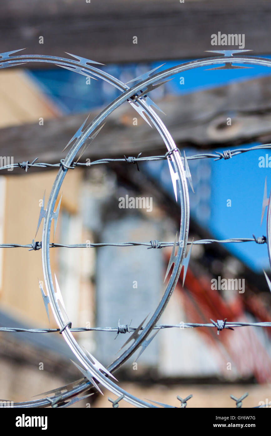 Texas barb wire hi-res stock photography and images - Alamy