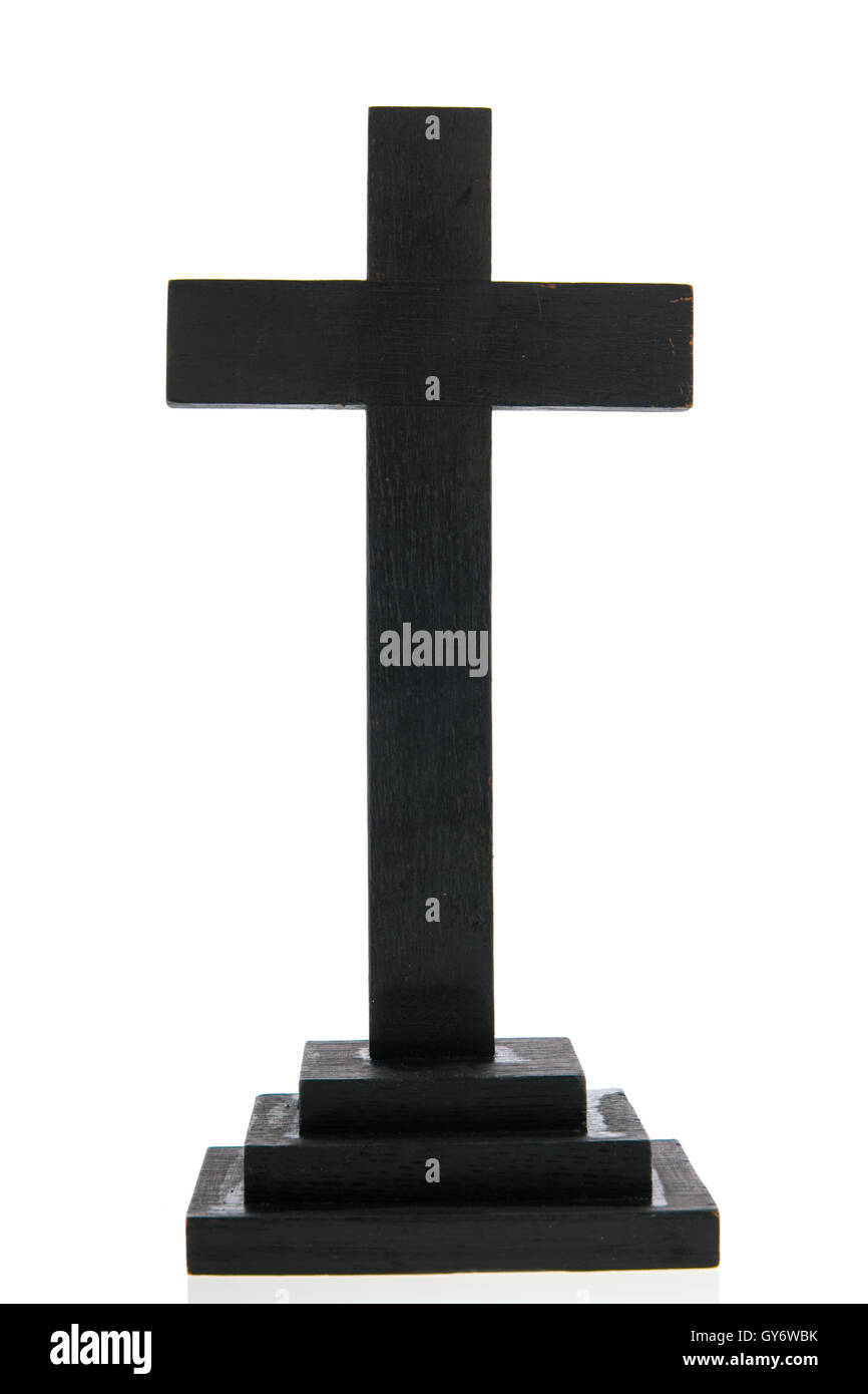 Simple black cross Stock Photo - Alamy