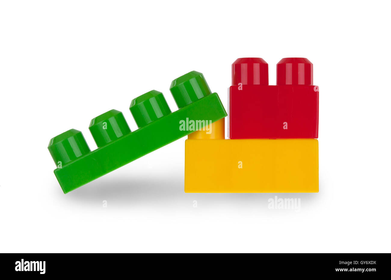 Colorful plastic bricks Stock Photo - Alamy
