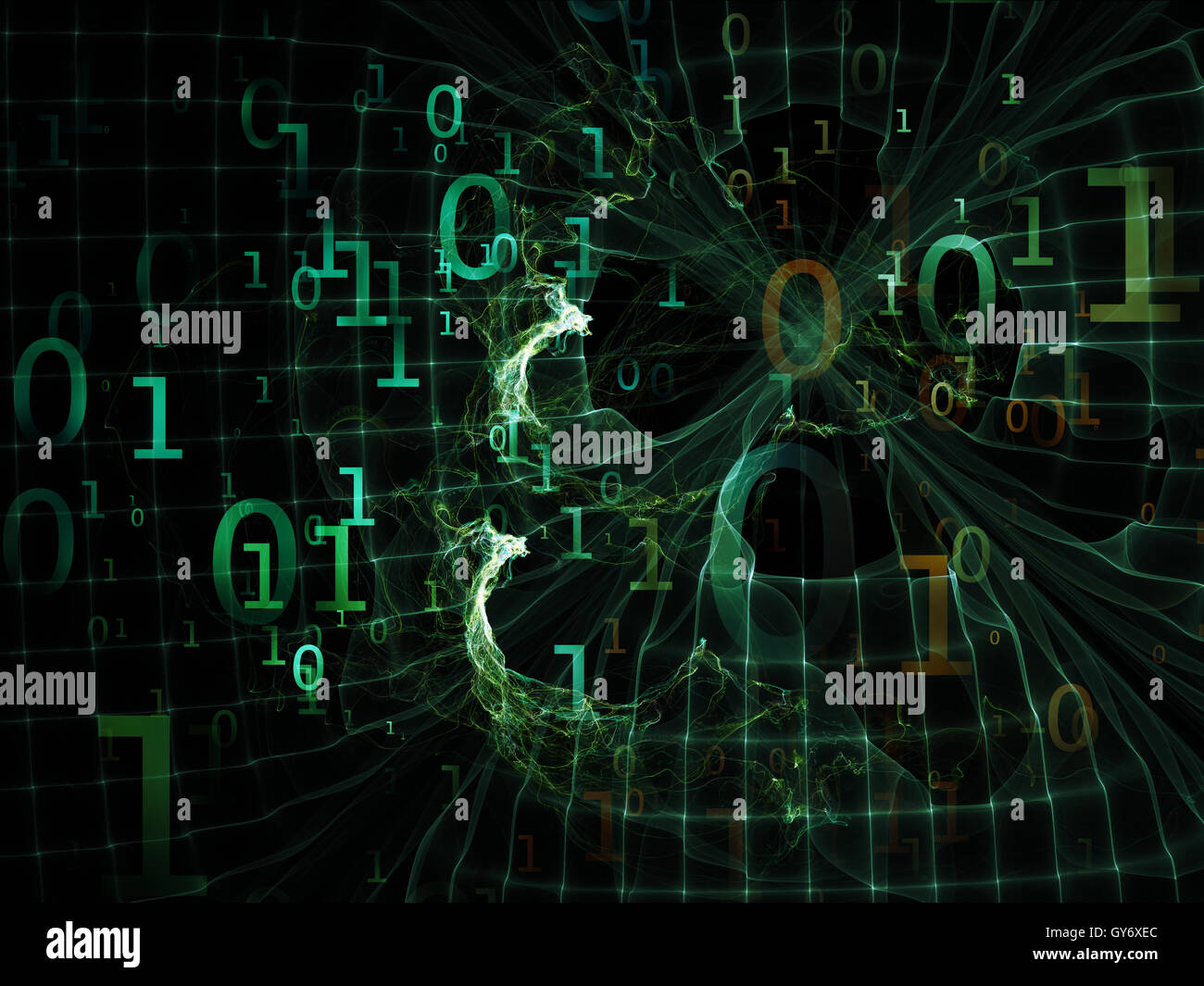 Layers of Numbers Stock Photo - Alamy