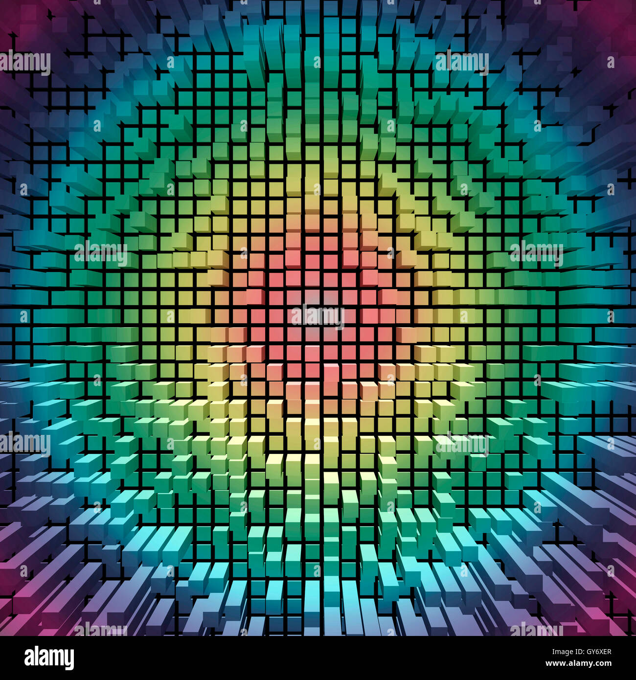 texture of blocks on a color background Stock Photo - Alamy