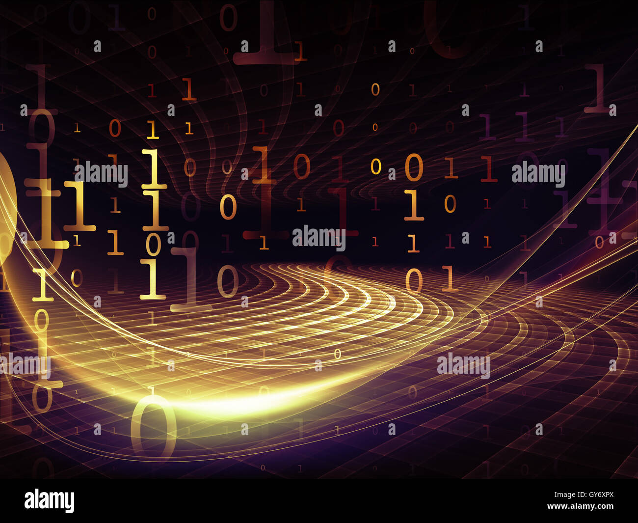 Magic of Fractal Realms Stock Photo - Alamy