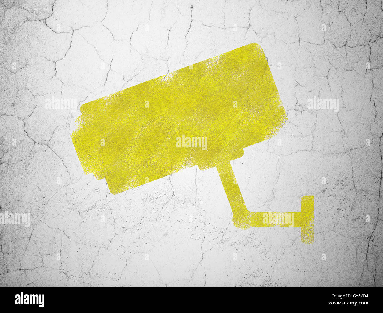 Privacy concept: Cctv Camera on wall background Stock Photo - Alamy