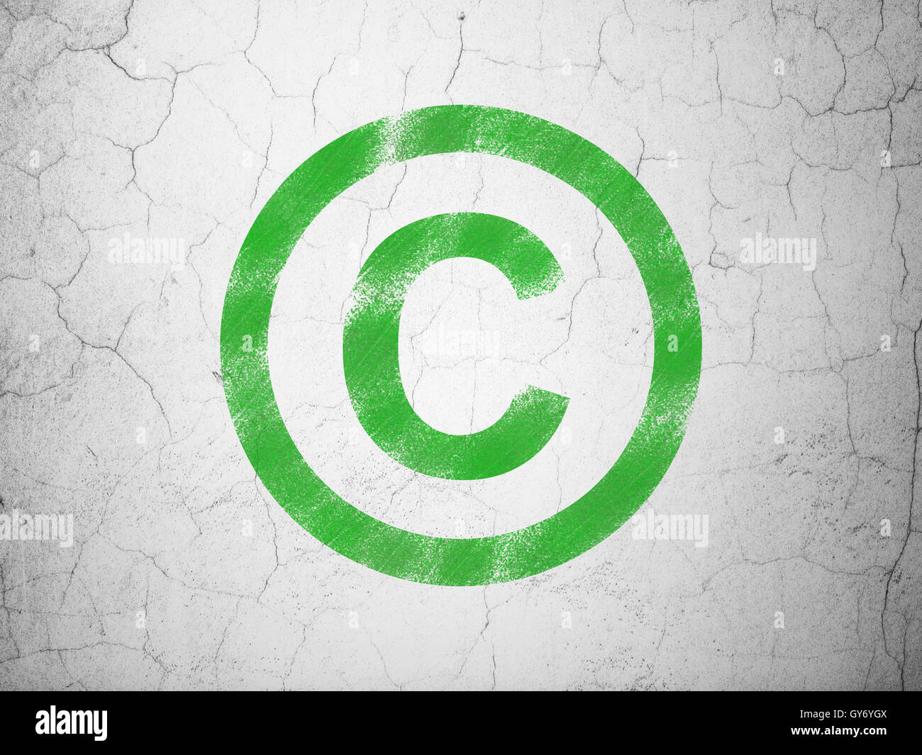 Law concept: Copyright on wall background Stock Photo - Alamy
