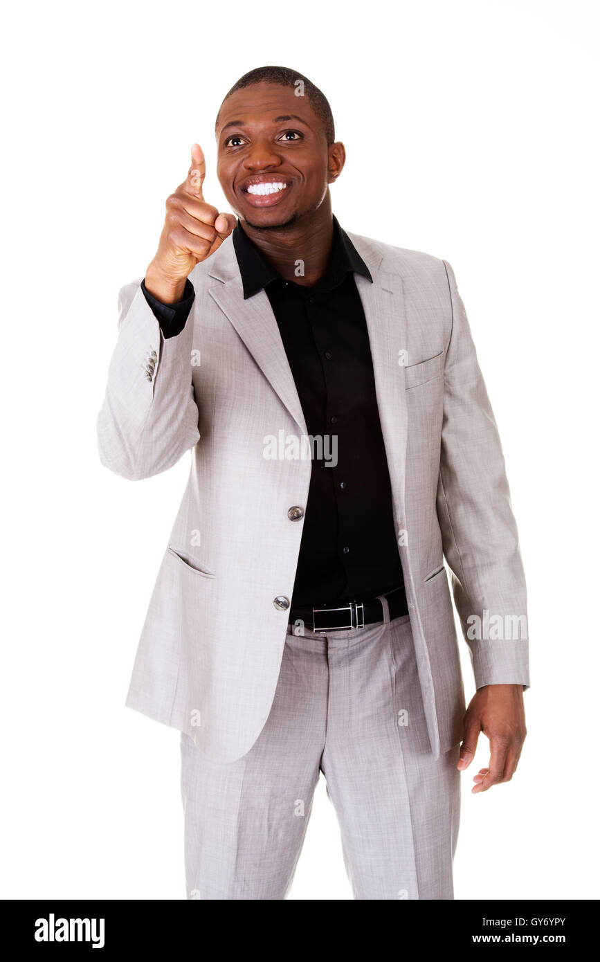 Young businessman in virtual Cut Out Stock Images & Pictures - Alamy