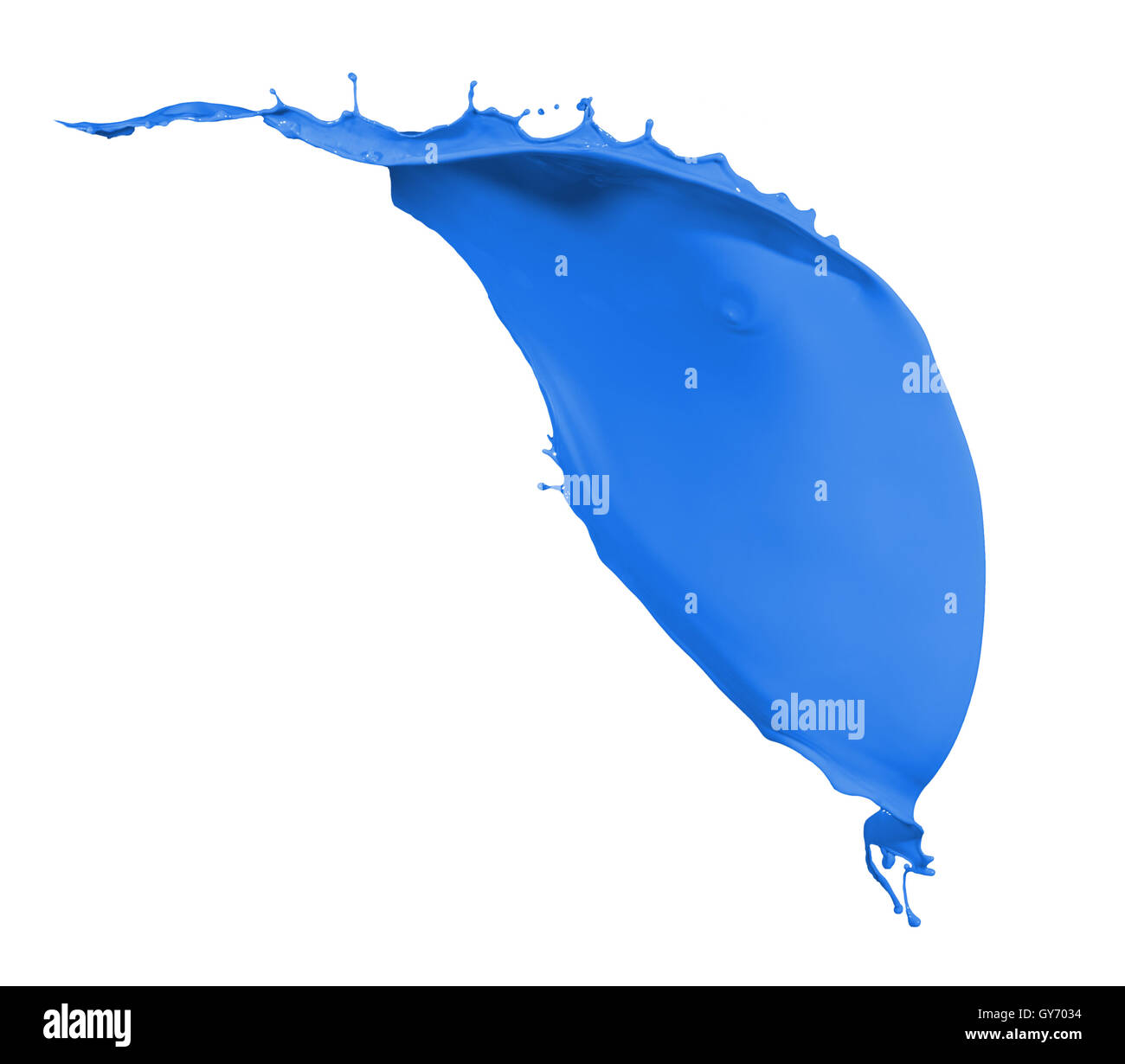 blue paint splash Stock Photo - Alamy