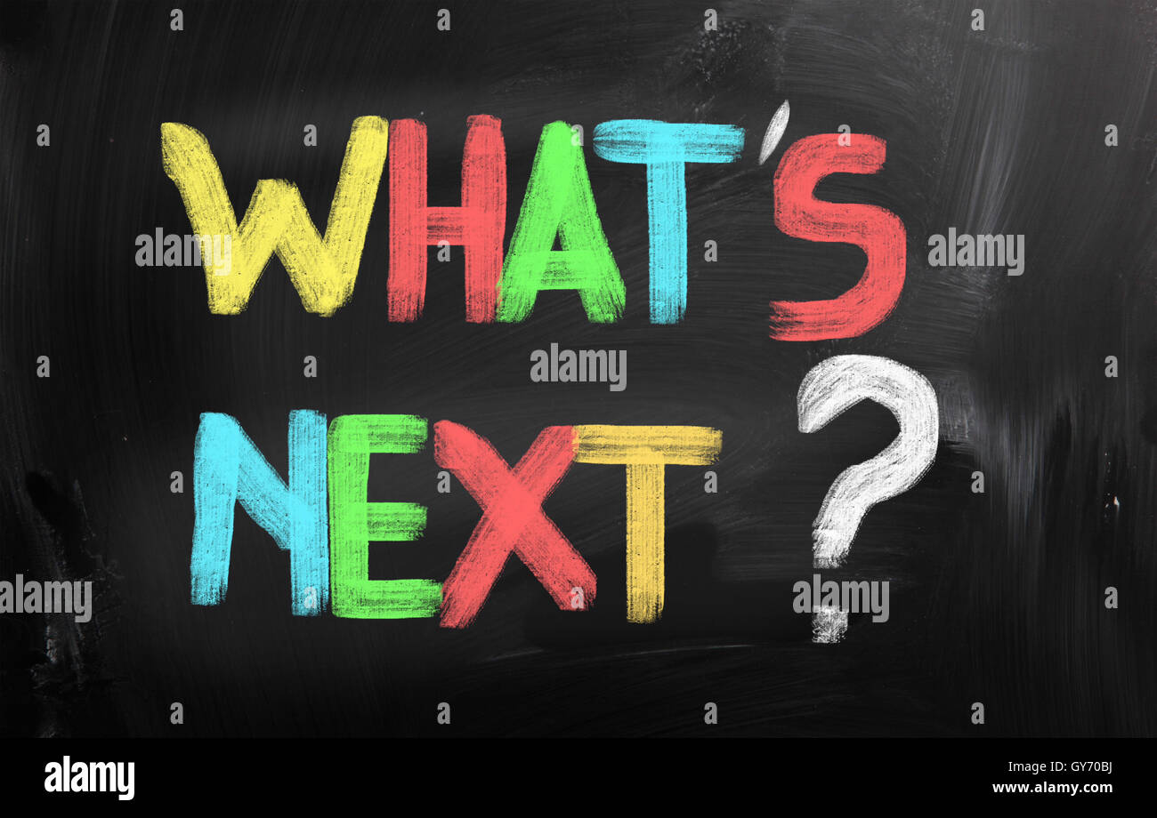 What's Next Concept Stock Photo - Alamy