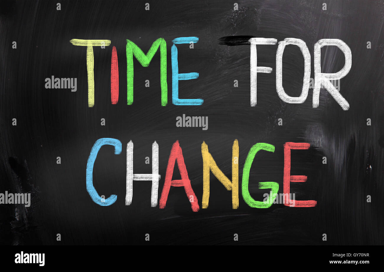 Time For Change Concept Stock Photo - Alamy